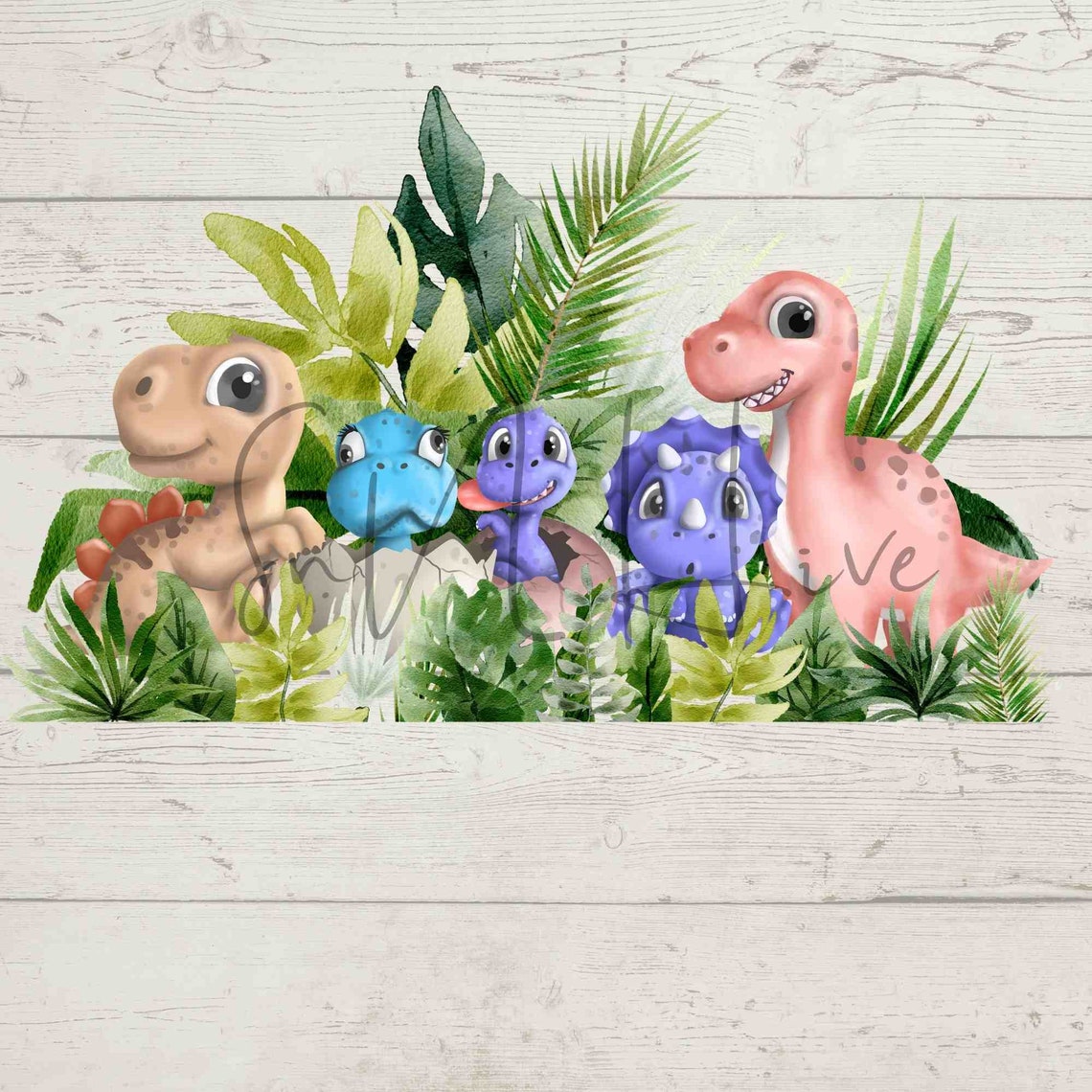 Baby Dinosaurs PNG Kids Animals Sublimation PNG | Etsy