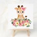 Spring Floral Baby Giraffe, Kids Animals Sublimation PNG, Safari ...