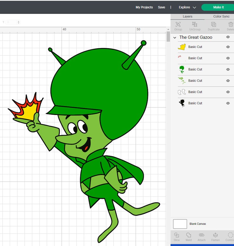 The Great Gazoo Layered Svg Png Jpeg Sublimation Cricut - Etsy