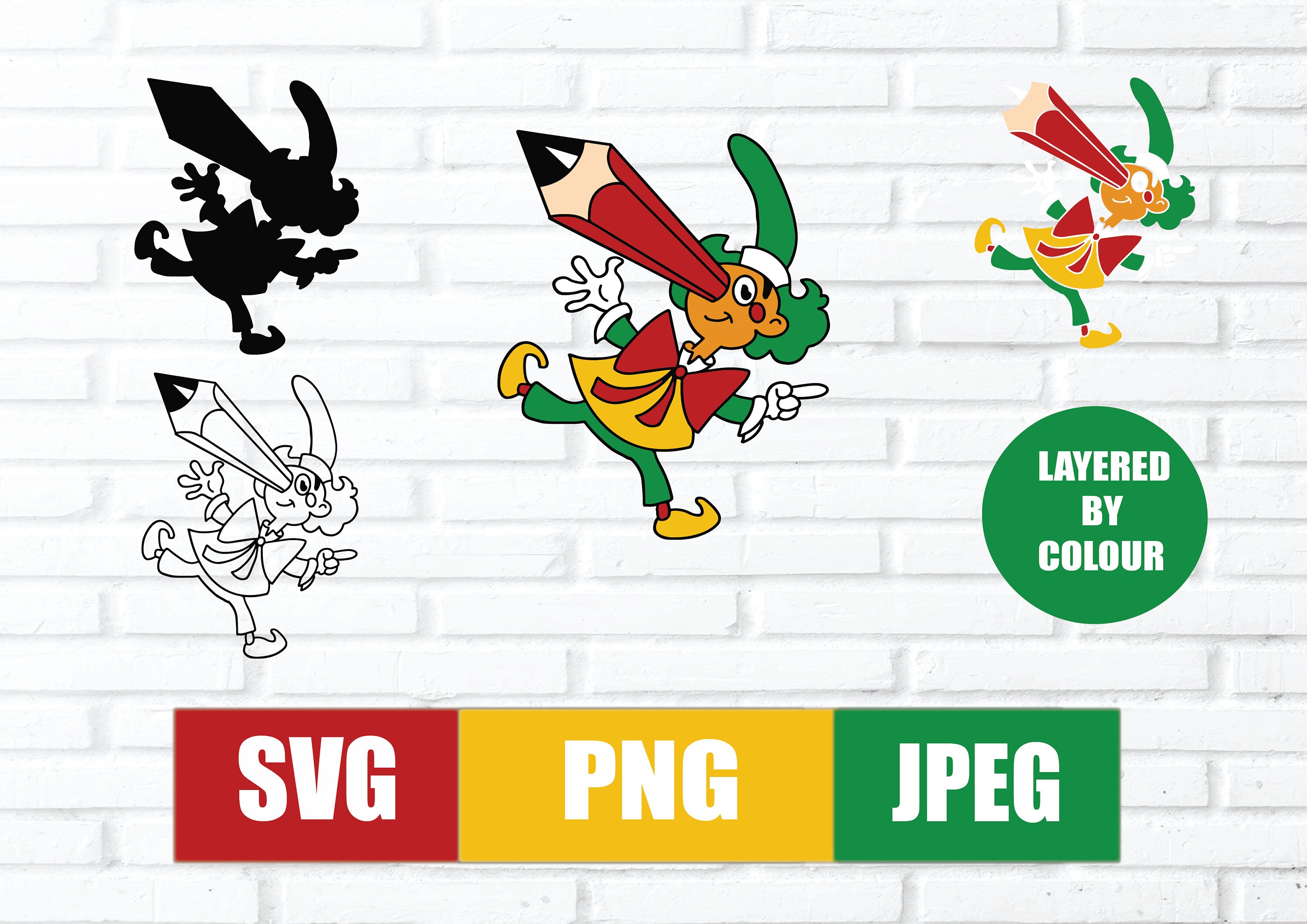 Digital Drawing & Illustration Art & Collectibles Silhouette Cut File ...