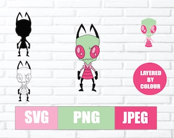 Invader Zim Png | Etsy