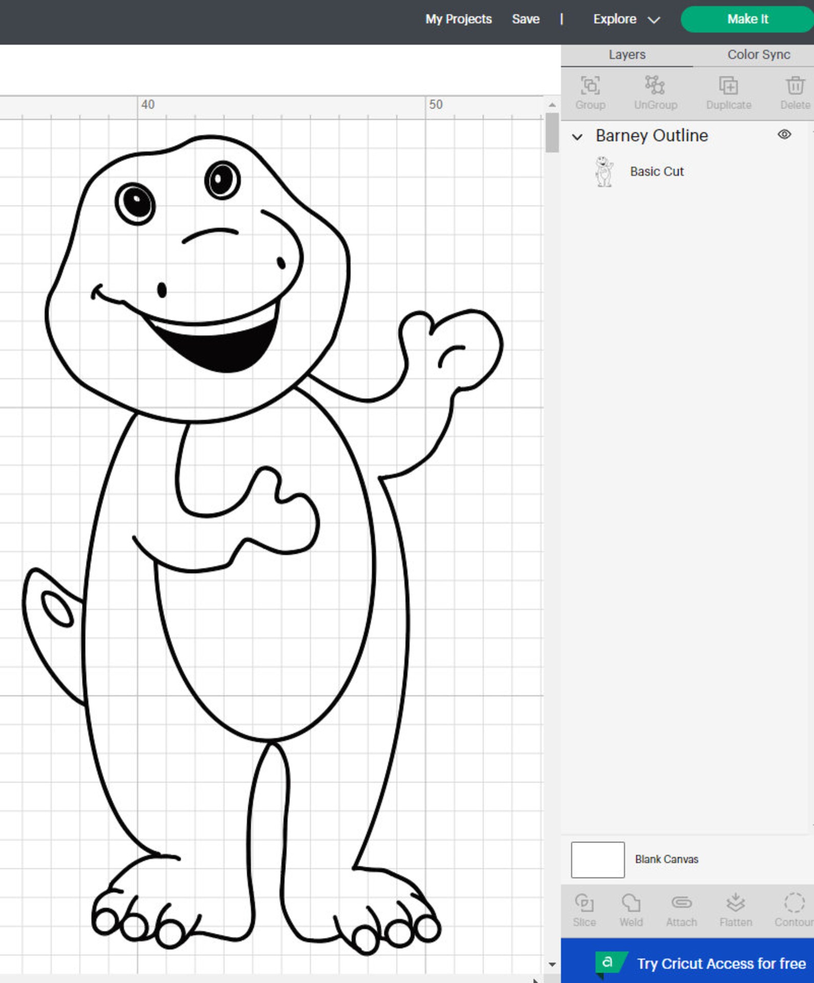 Barney Layered Svg Png Jpeg Sublimation Cricut Silhouette | Etsy México