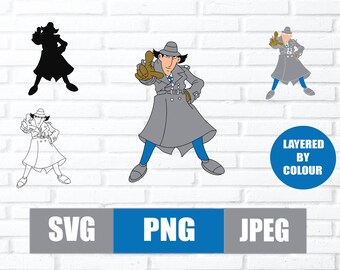 Inspector Gadget Svg | Etsy