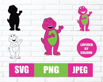 Barney Svg - Etsy UK