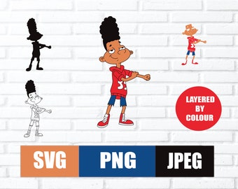 Hey Arnold Gerald Svg - Etsy