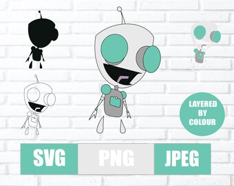 Invader Zim Png | Etsy