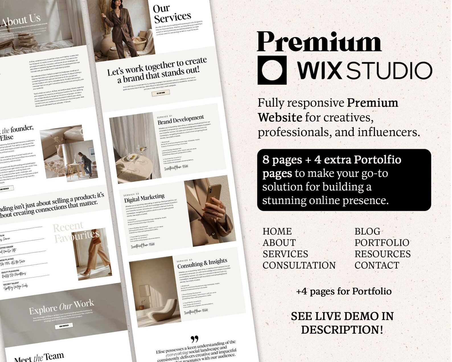 Wix Studio Social Media Manager, Wix Studio Branding, Wix Agency, Wix ...