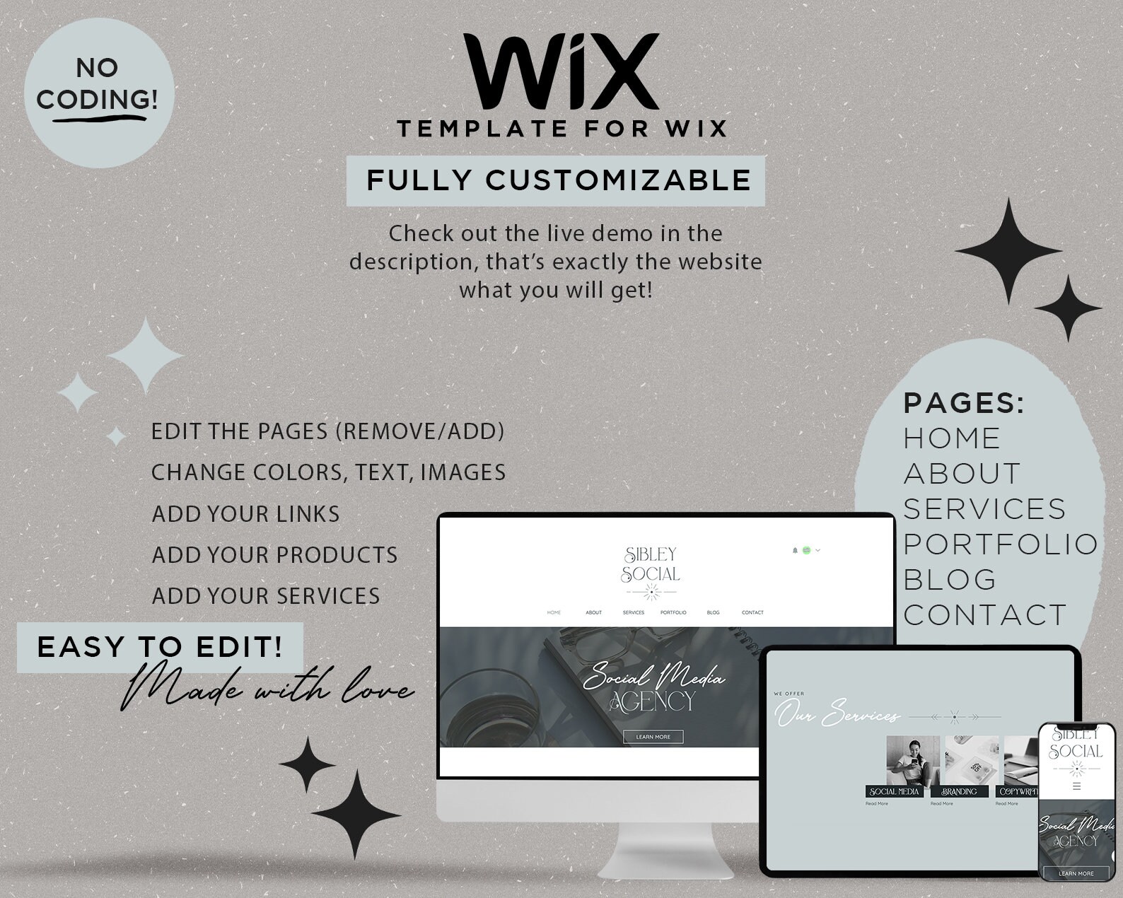 Wix Agency Template, Wix Website Template, Wix Website, Minimal Website ... Wix Agency Template, Wix Website Template, Wix Website, Minimal Website ...