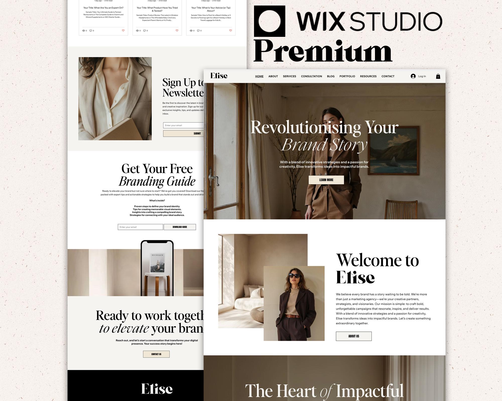 Wix Studio Social Media Manager, Wix Studio Branding, Wix Agency, Wix ...