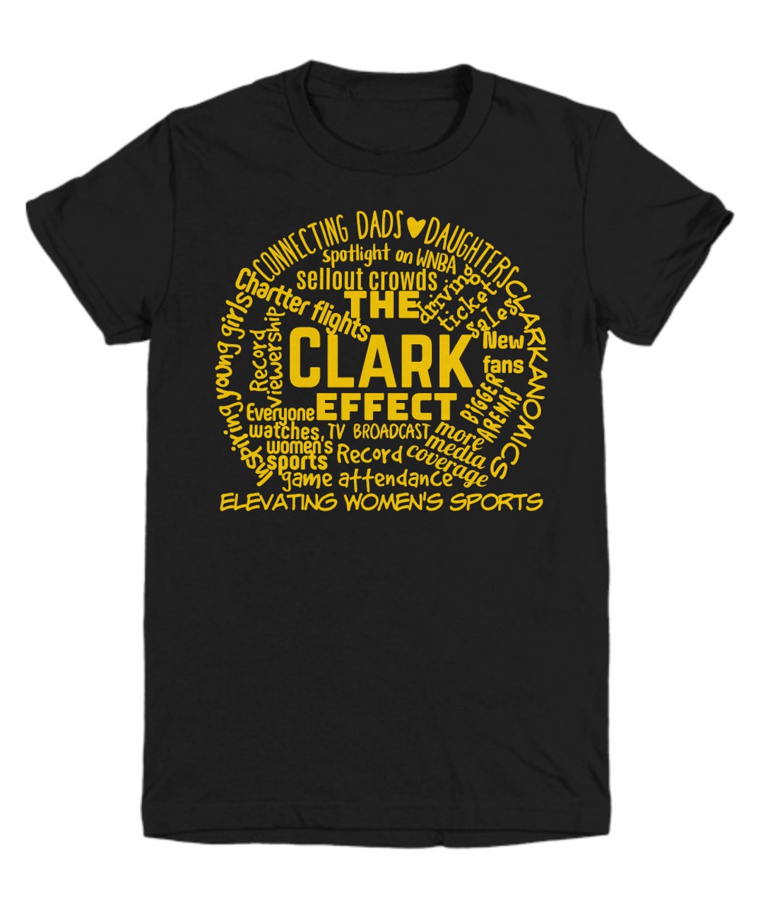 The Clark Effect Shirt: Caitlin Clark Basketball Fantee - Etsy