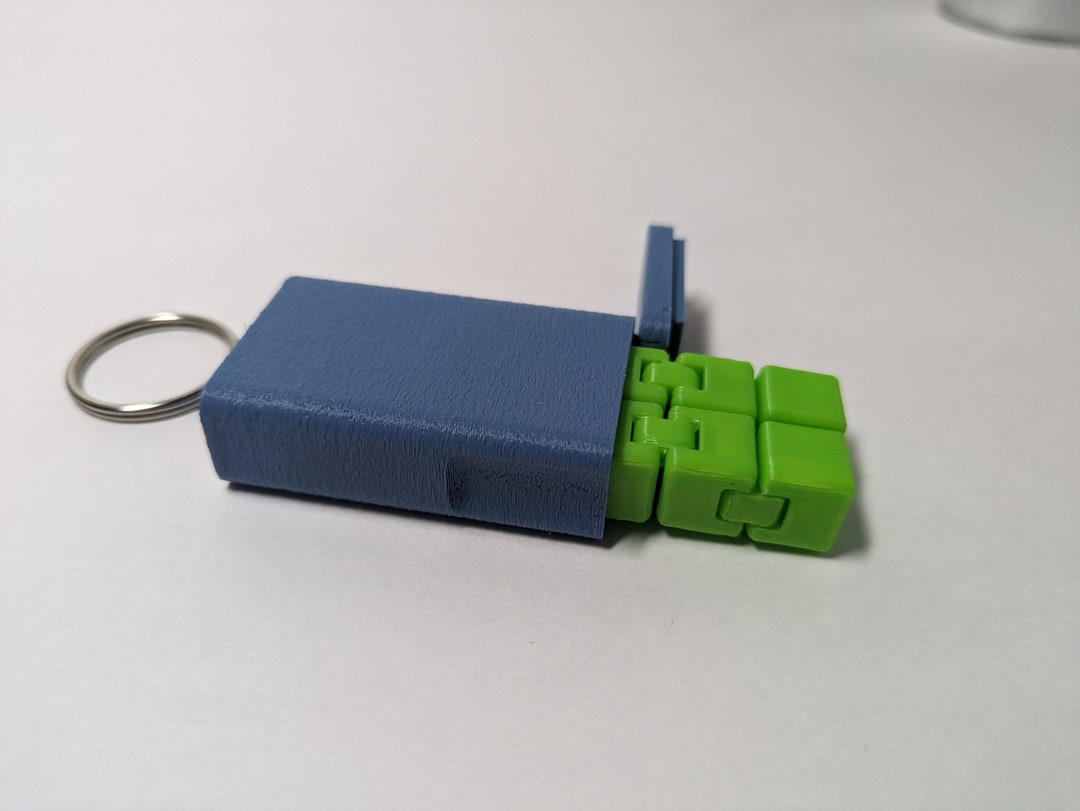 Mini Infinity Fidget Cube Keychain - Etsy