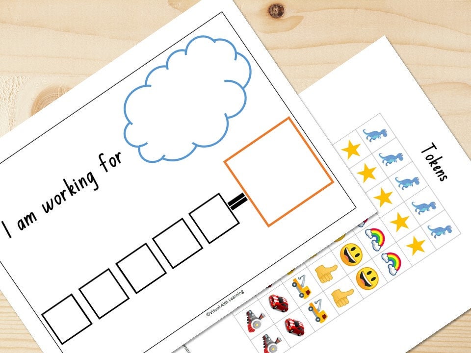 Positive Behavior Reward Chart for Autistic SEN Classroom Children ...