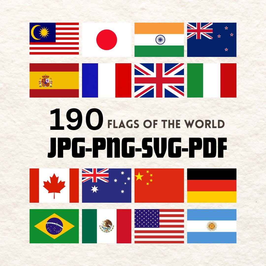 Flags of the World, International Flag Banner Bunting, Fun With Flags ...