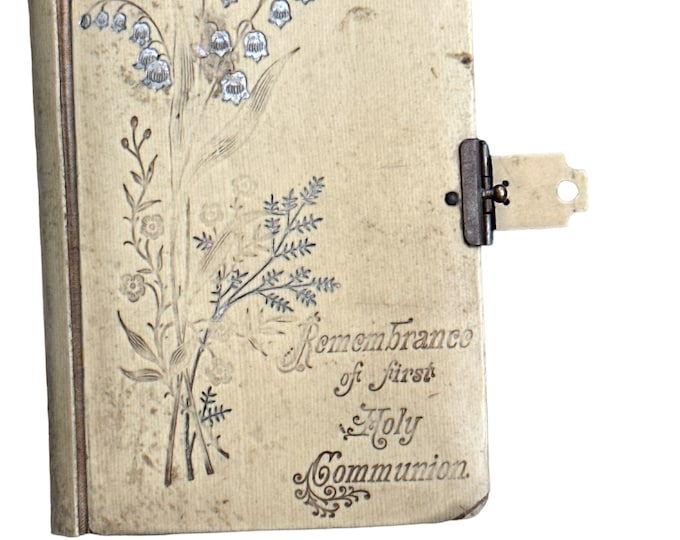 Benziger Brothers 1894 Remembrance of First Holy Communion Child’s ...