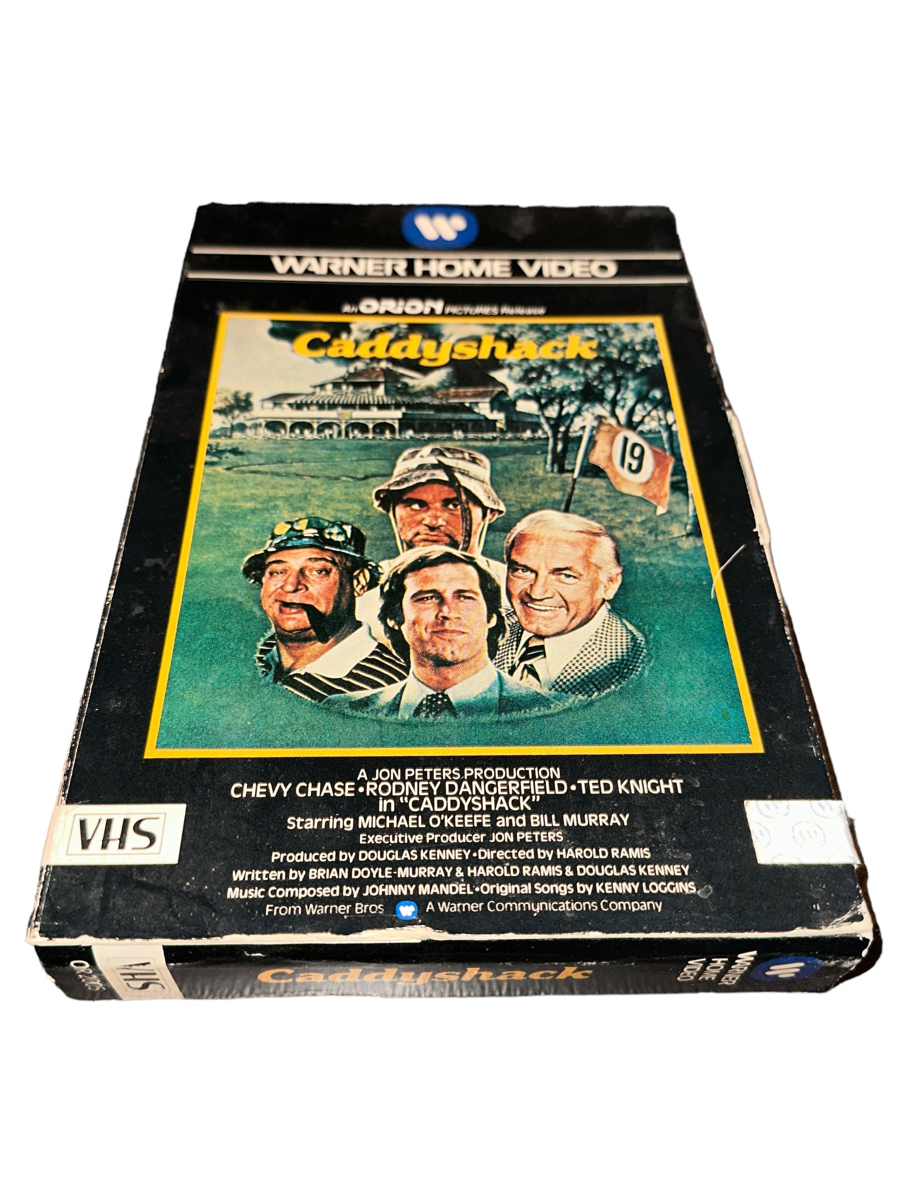 Caddy Shack 1980 Warner Home Video Orion Chevy Chase Big Box VHS Tape ...
