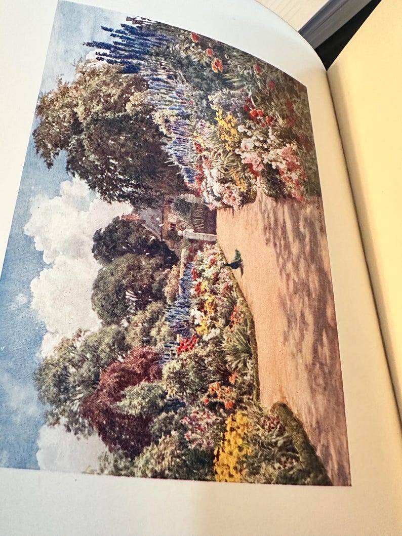 Beatrice Parsons ET Cook 1911 Gardens of England Painted Described A&C ...