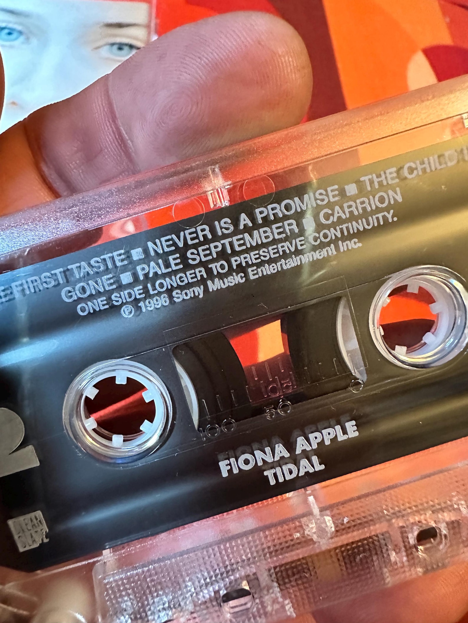 Fiona Apple 1996 Tidal 67439 Casette Tape - Etsy