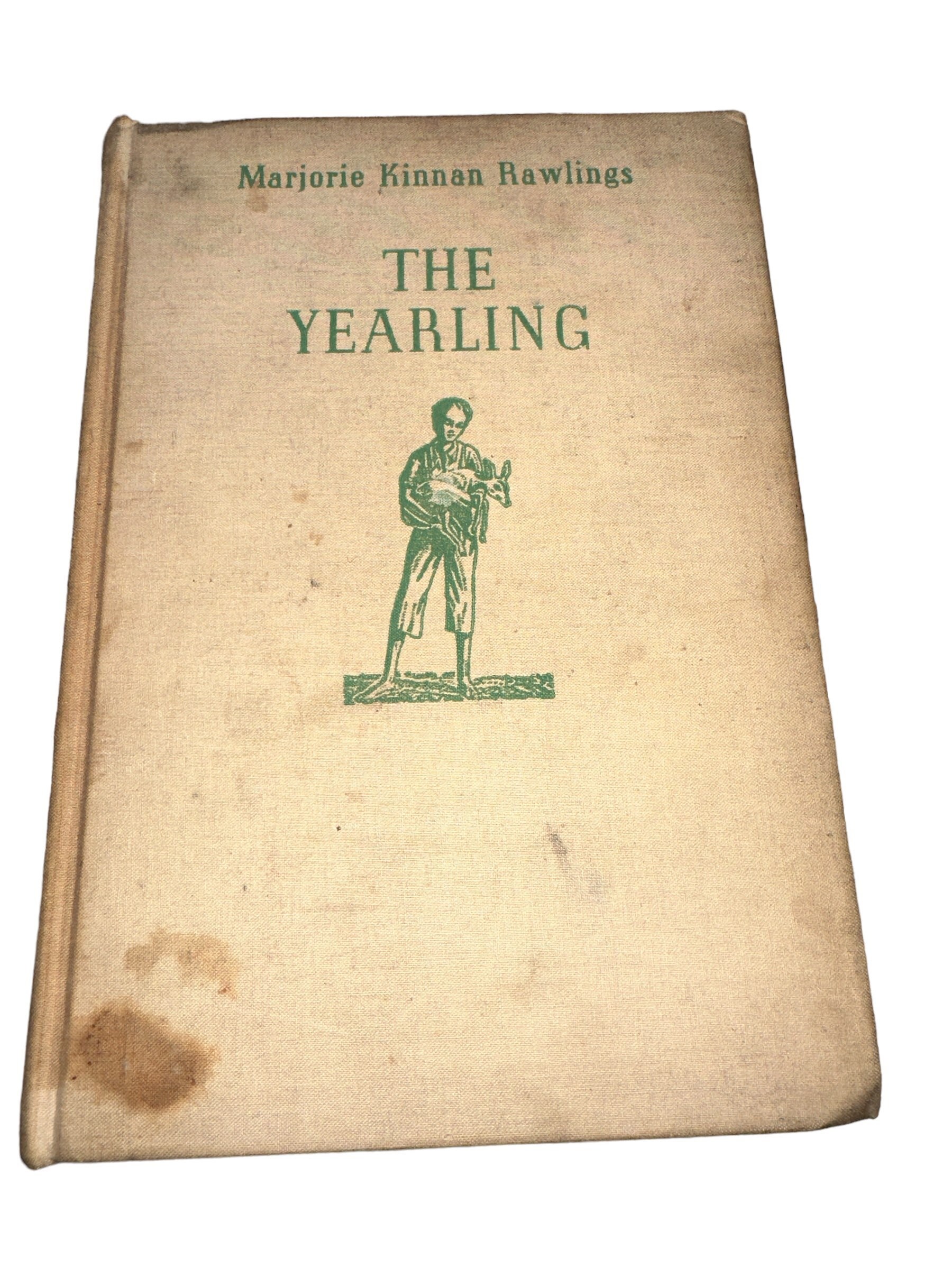 Marjorie Kinnan Rawlings 1938 the Yearling 1st Edition 1st Print A Book ...