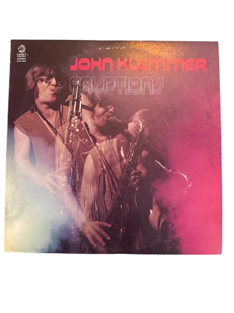 John Klemmer 1970 Eruptions Cadet LPS-330 LP Vinyl Record - Etsy