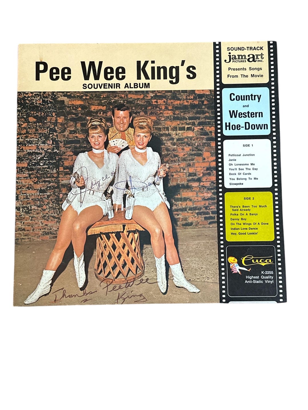 Pee Wee King’s 1975 Souvenir Album Cuca Records K-2255 Country Western ...