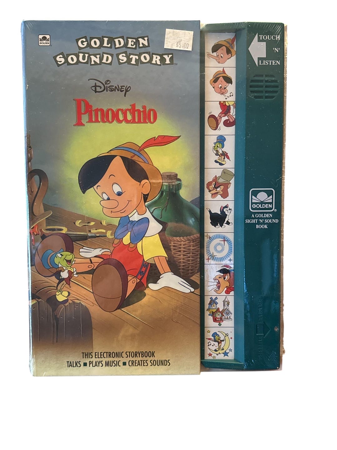 Disney Golden Sound Story 1992 Electronic Storybook Talks Plays Music ...