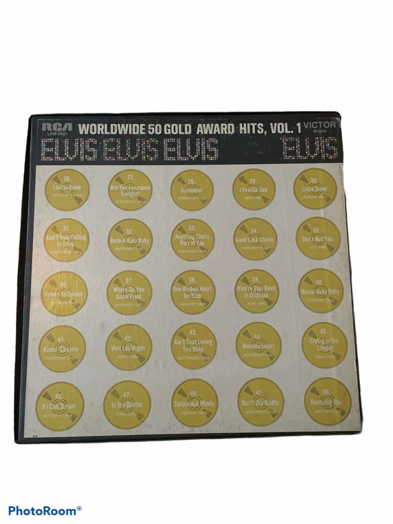 Elvis Presley 1970 Worldwide 50 Gold Award Hits Vol 1 Box Set - Etsy