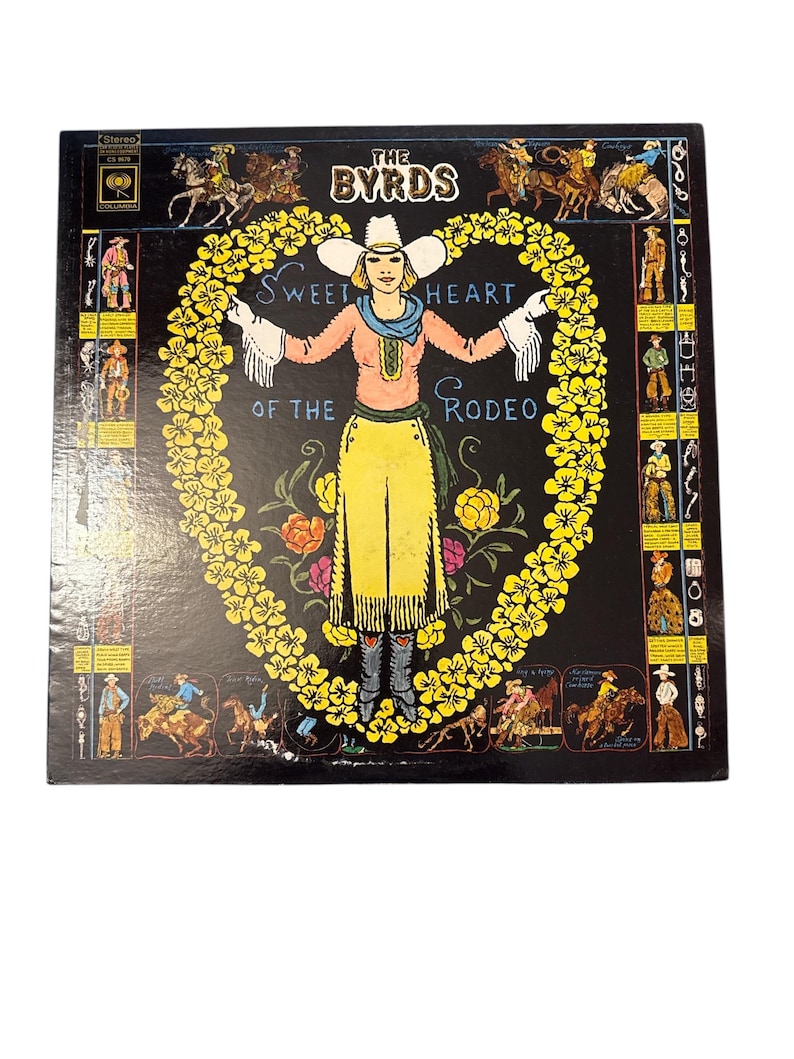 The Byrds 1968 Sweetheart of the Rodeo Columbia CS 9670 Stereo LP Vinyl ...