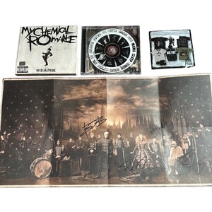 Vintage MCR My Chemical Romance the Black Parade CD Fully Signed ...