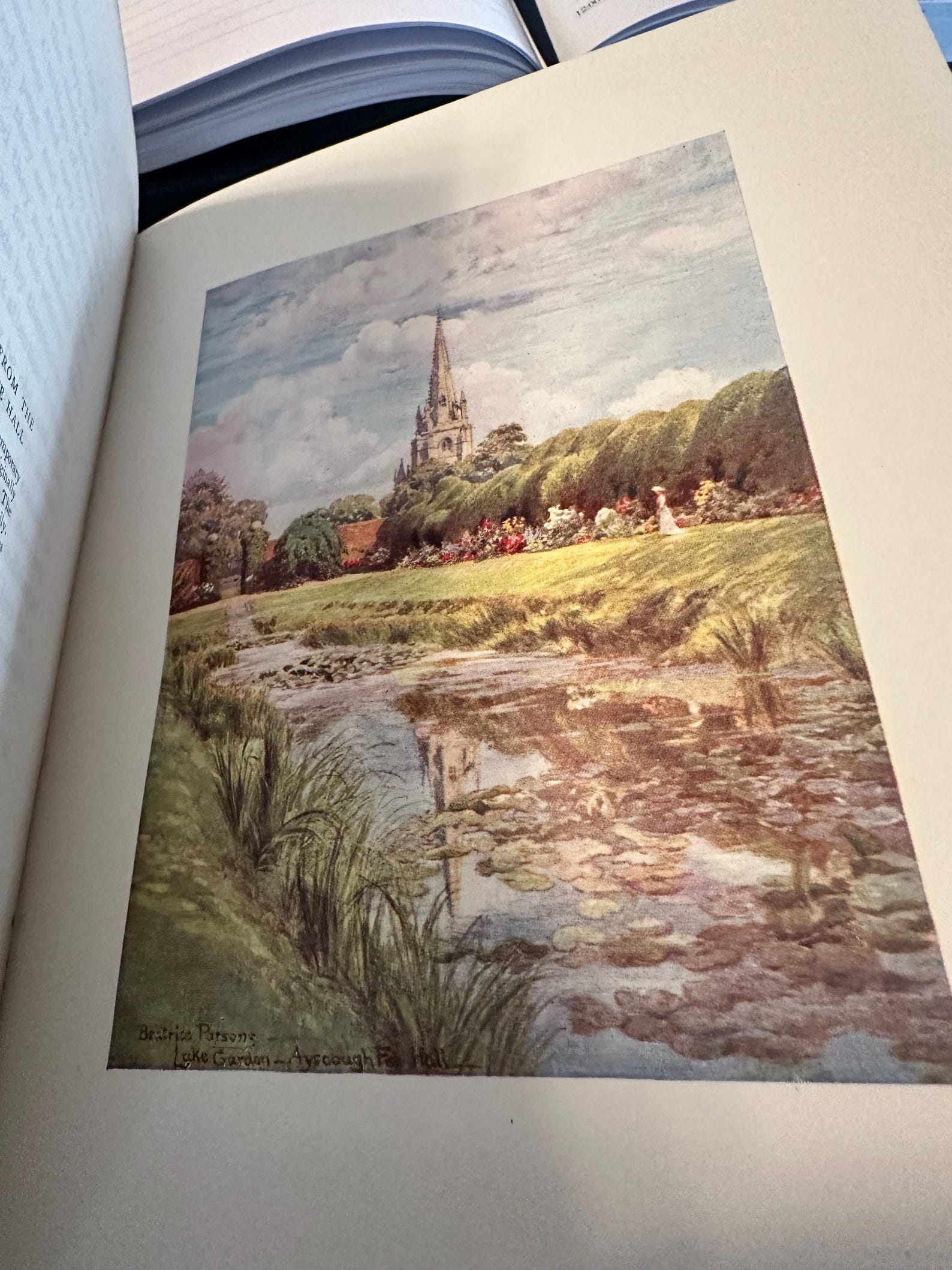 Beatrice Parsons ET Cook 1911 Gardens of England Painted Described A&C ...