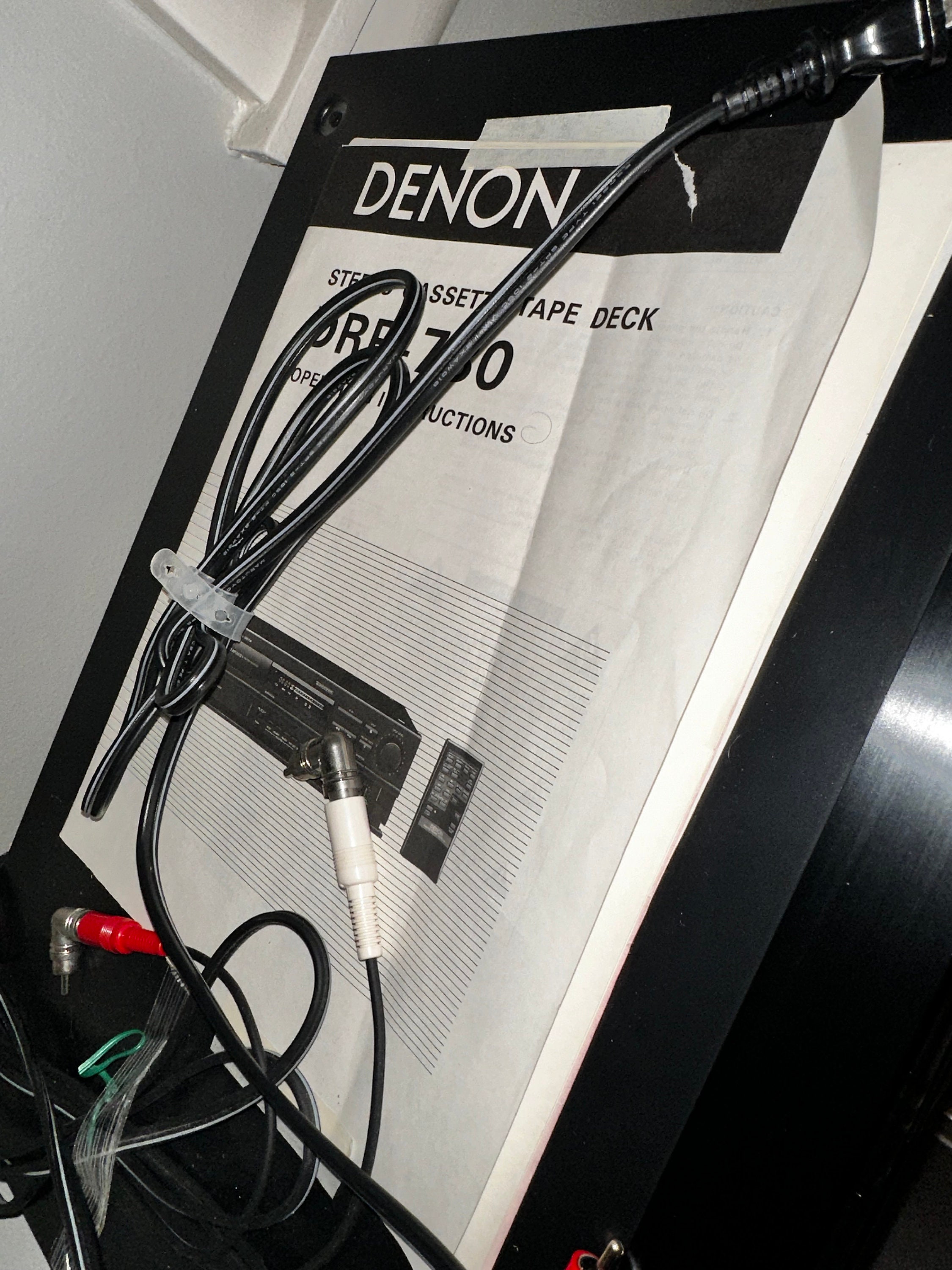 Vintage 90’s Denon DRR-780 Casette Tape Deck Player Component System With Instructions - Etsy