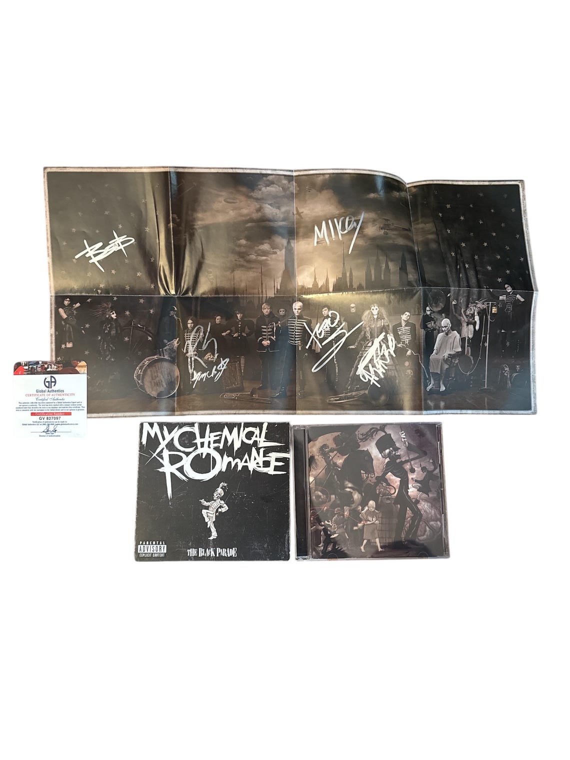 Vintage MCR My Chemical Romance the Black Parade CD Fully Signed ...