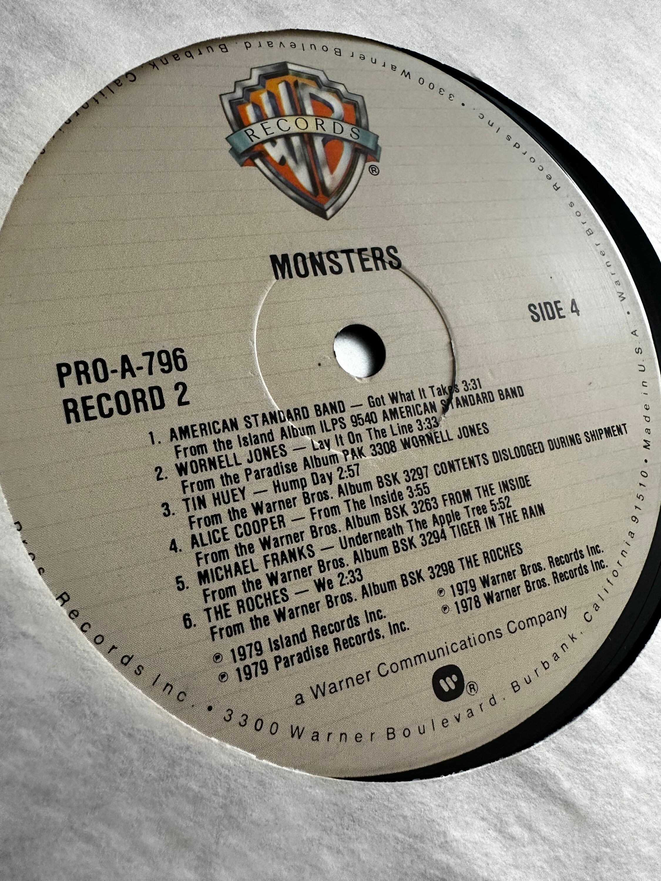 Monsters 1979 Various Artists Completion Gatefold Double LP Vinyl ...
