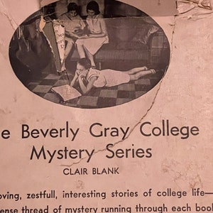 Clair Blank 1935 Beverly Gray at the World’s Fair #6 College Mystery ...