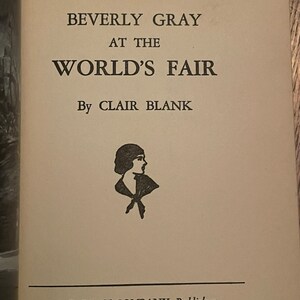 Clair Blank 1935 Beverly Gray at the World’s Fair #6 College Mystery ...