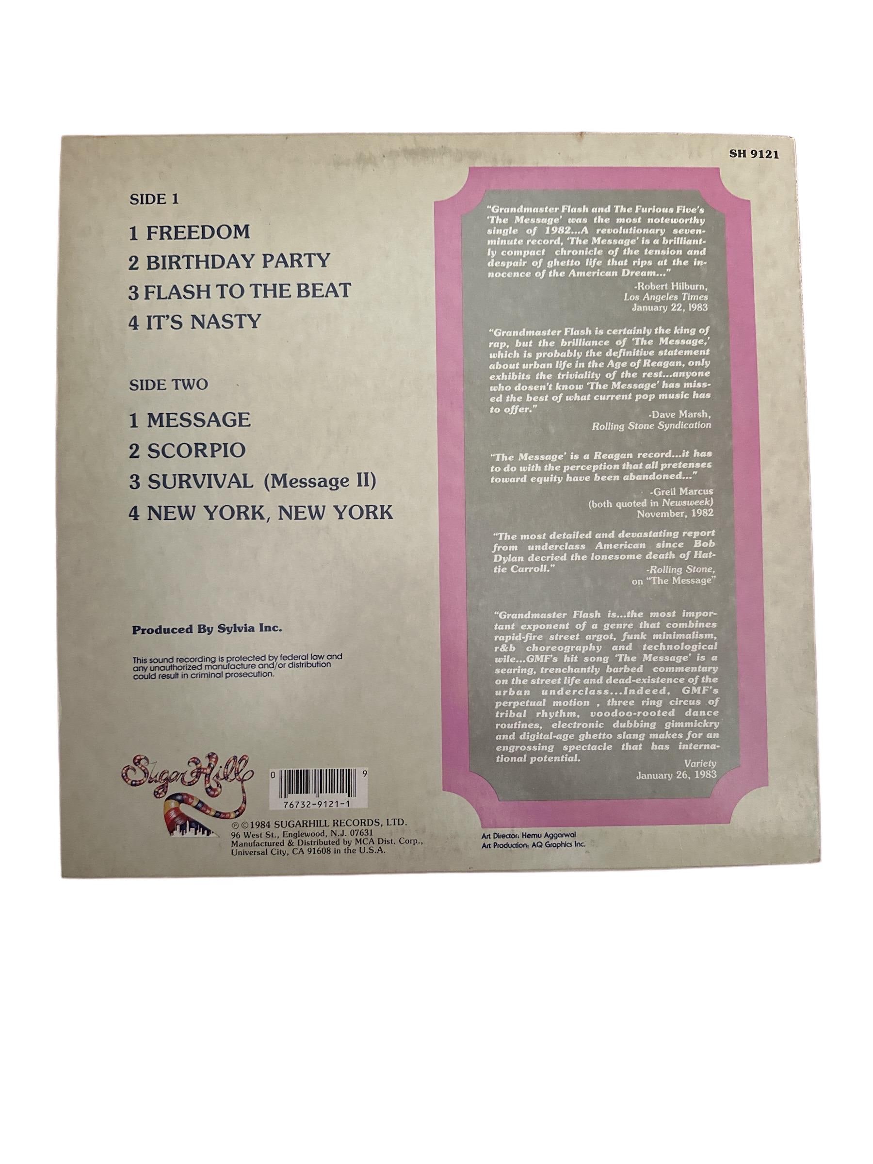 Grandmaster Flash and the Furious Five 1984 Greatest Messages LP Vinyl ...
