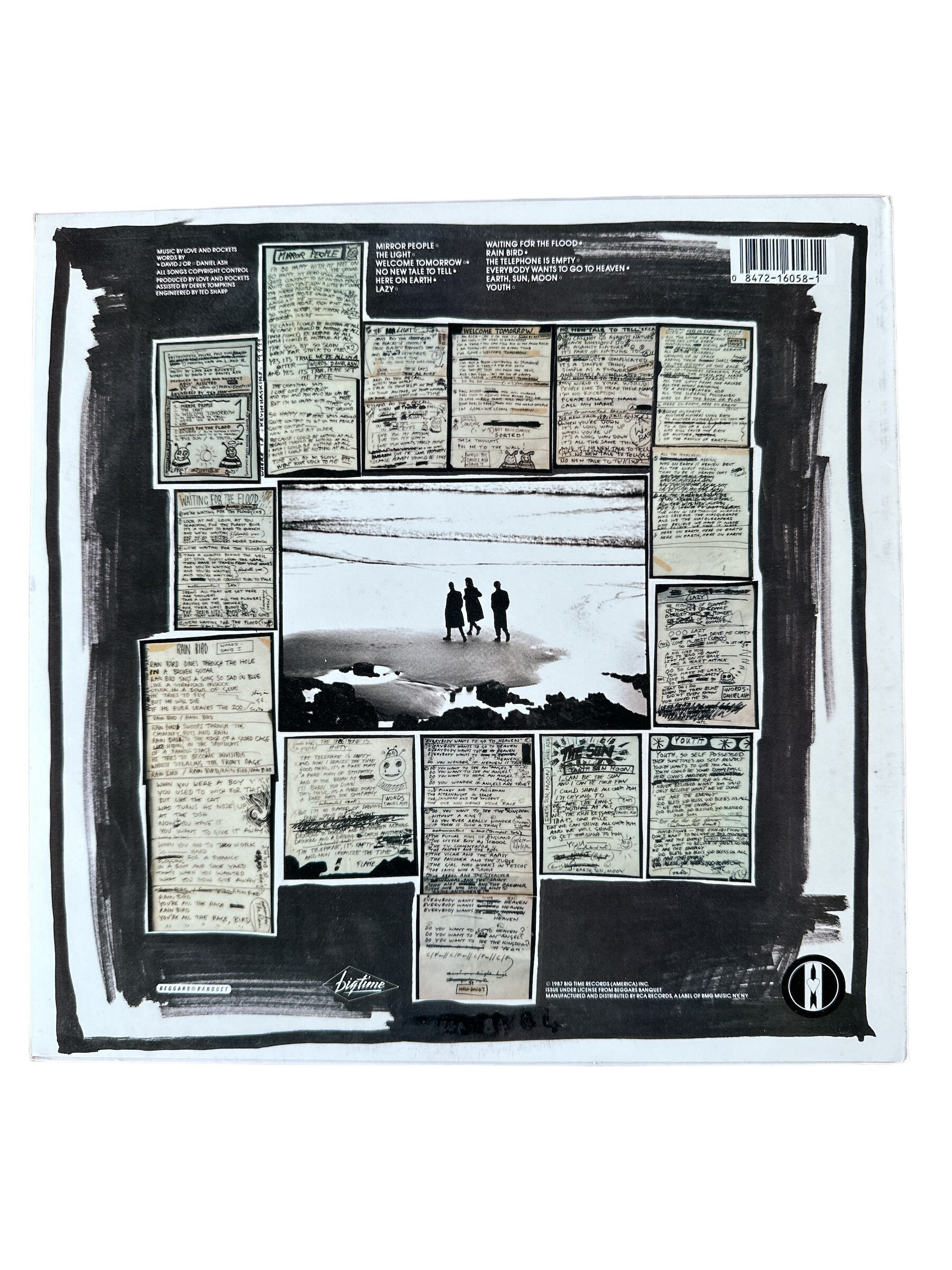 Love and Rockets 1987 Earth Sun Moon Big Time 6058-1-B BA Beggars ...