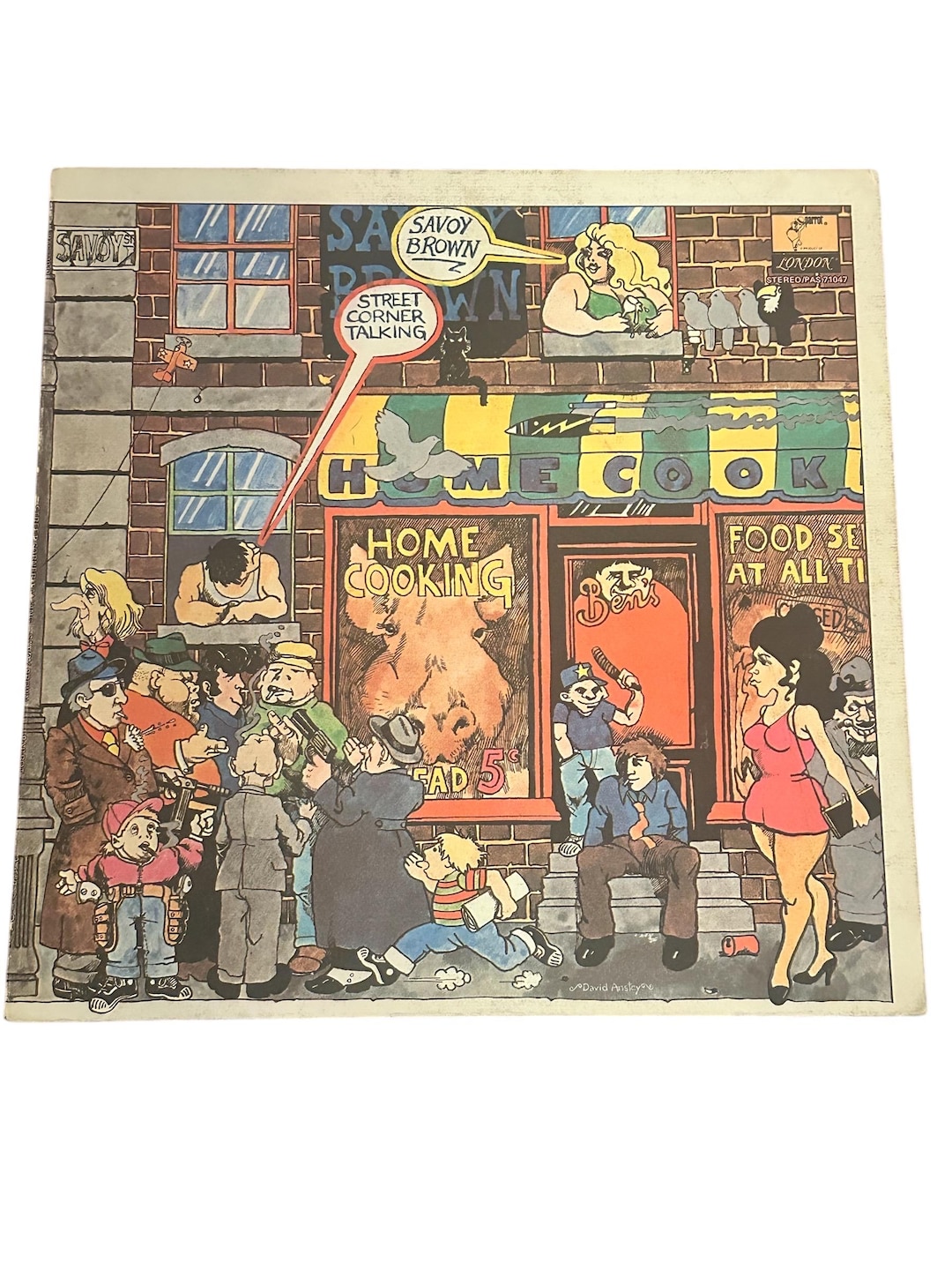 Savoy Brown 1971 Street Corner Talking Parrot PAS 71047 Lp Vinyl Record ...