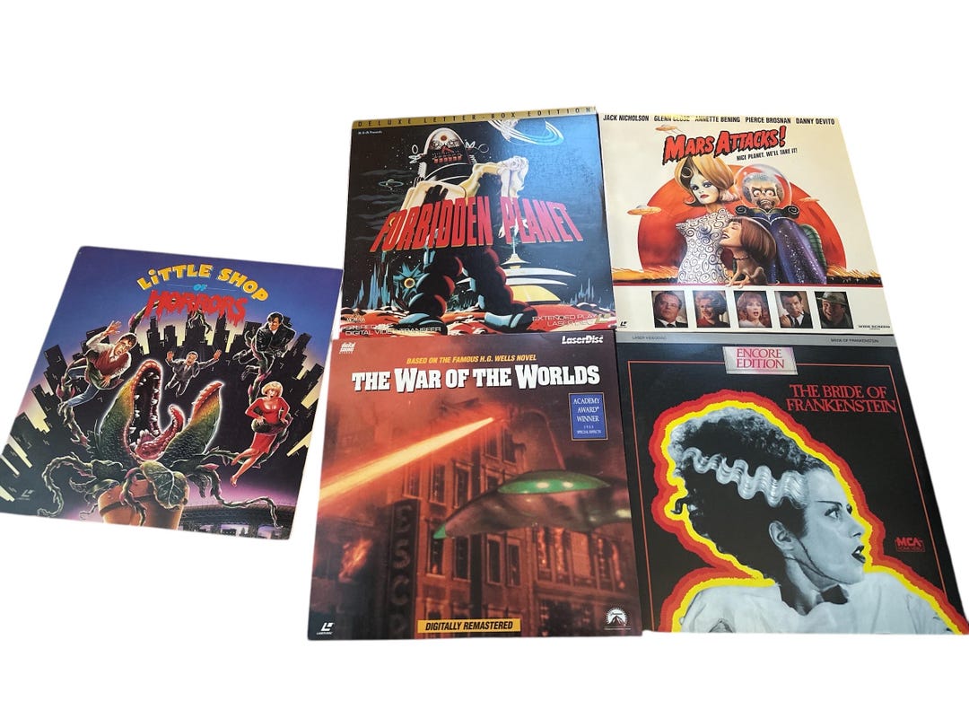 Horror Laserdisc Lot 90’s LD Movie 5 Discs Little Shop Horrors Bride ...