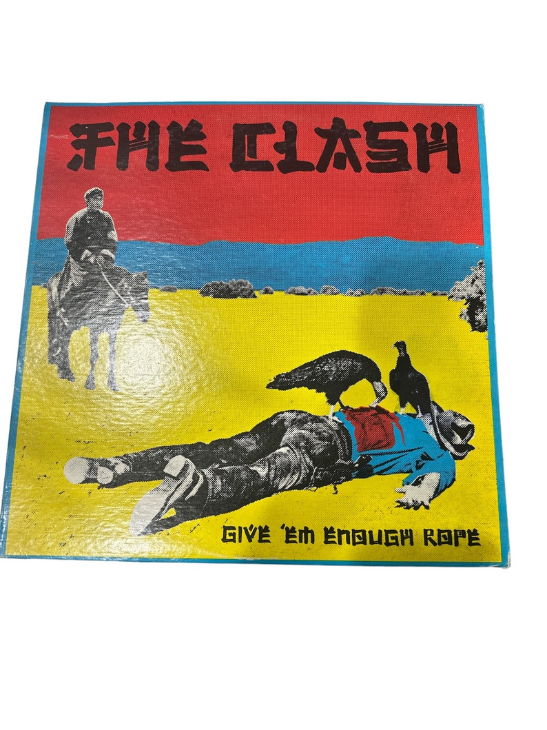 The Clash 1978 Give ‘em Enough Rope CBS Epic JE 35543 Lp Vinyl Record ...