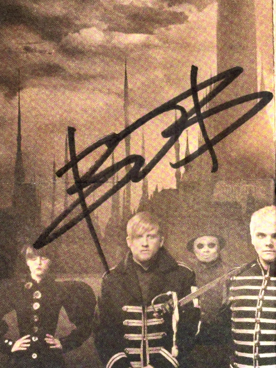 Vintage MCR My Chemical Romance the Black Parade CD Fully Signed ...
