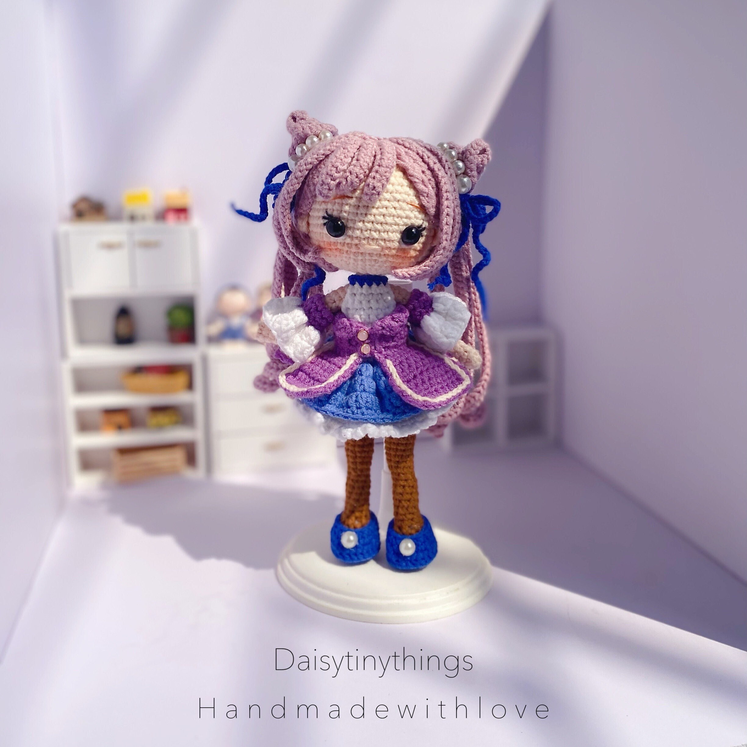 Amigurumi Chibi Doll, Crochet Doll, Amigurumi Chibi Doll Pdf Pattern in ...