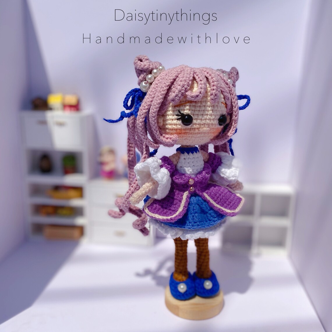 Amigurumi Chibi Doll Crochet Doll Amigurumi Chibi Doll Pdf - Etsy