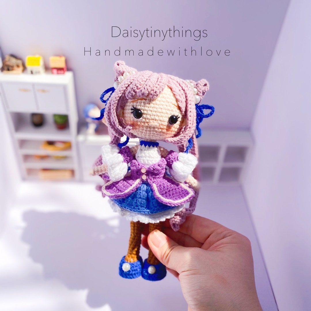Amigurumi Chibi Doll, Crochet Doll, Amigurumi Chibi Doll Pdf Pattern in ...
