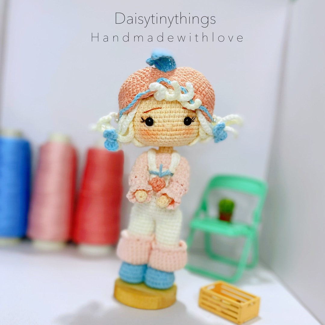 Amigurumi Sweet Doll Apricot Inspired, Amigurumi Fruit Chibi Doll ...