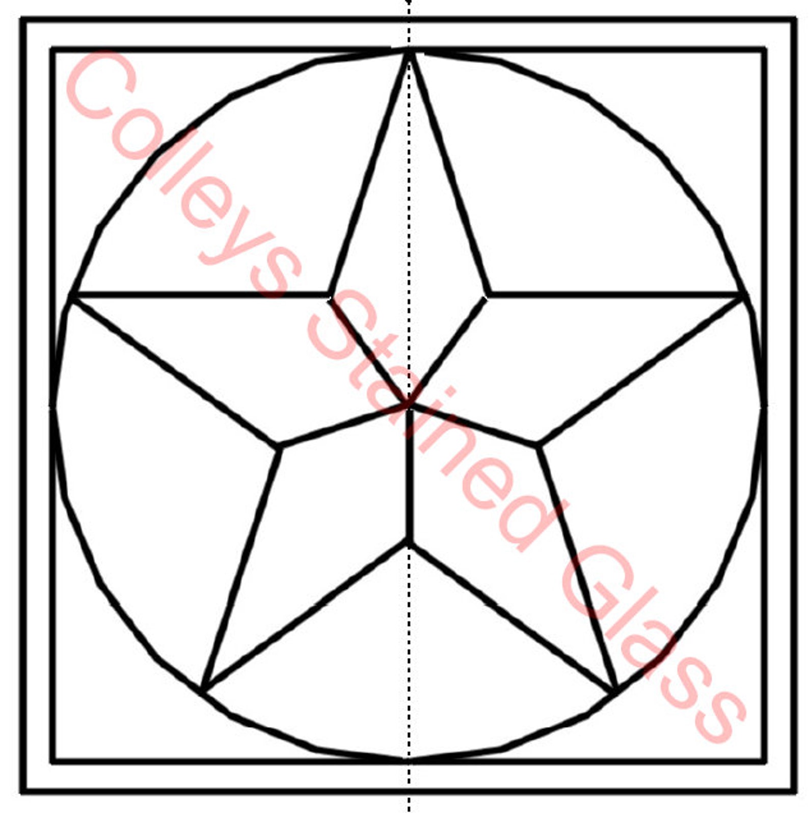 Simple Pattern, Stained Glass, Beginner, Geometric - Etsy