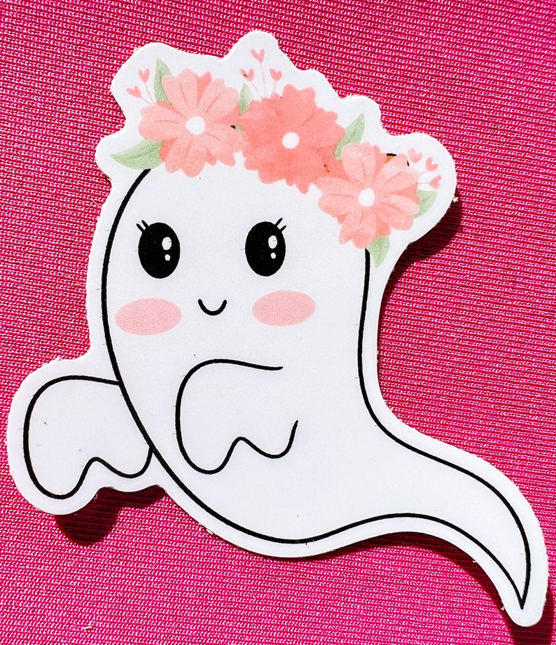 Cute Vinyl Sticker 2.5 Ghost Girl Sticker Boo Thang - Etsy