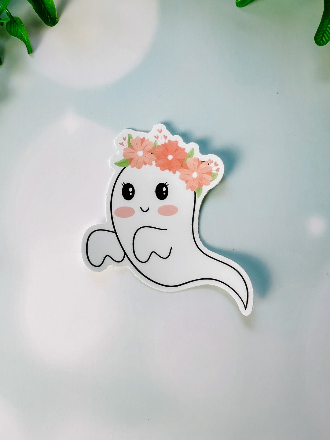 Cute Vinyl Sticker 2.5" Ghost Girl Sticker Boo Thang Laptop Sticker ...