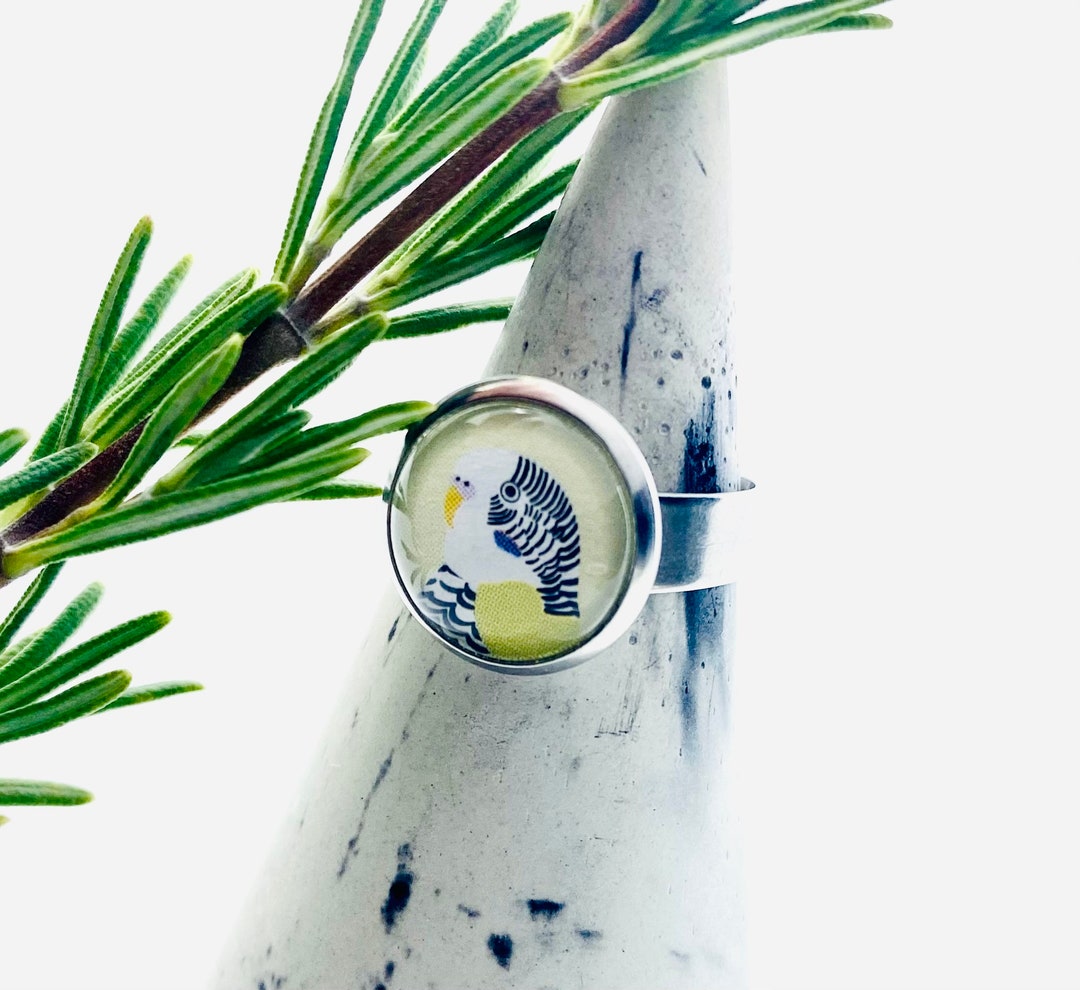 Budgerigar Ring Australian Native Budgie Adjustable Ring - Etsy