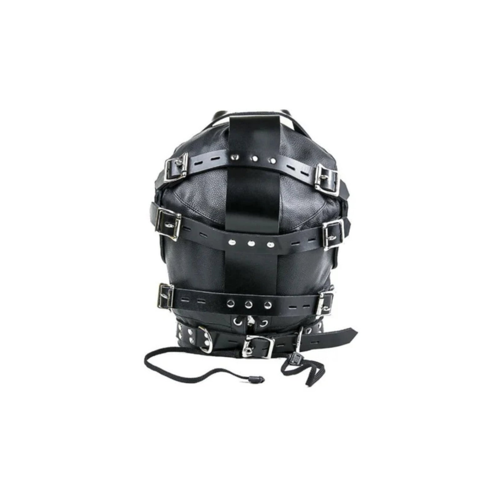 Handmade Leather Mask Sensory Deprivation Hood Costume Reenactment Gear ...