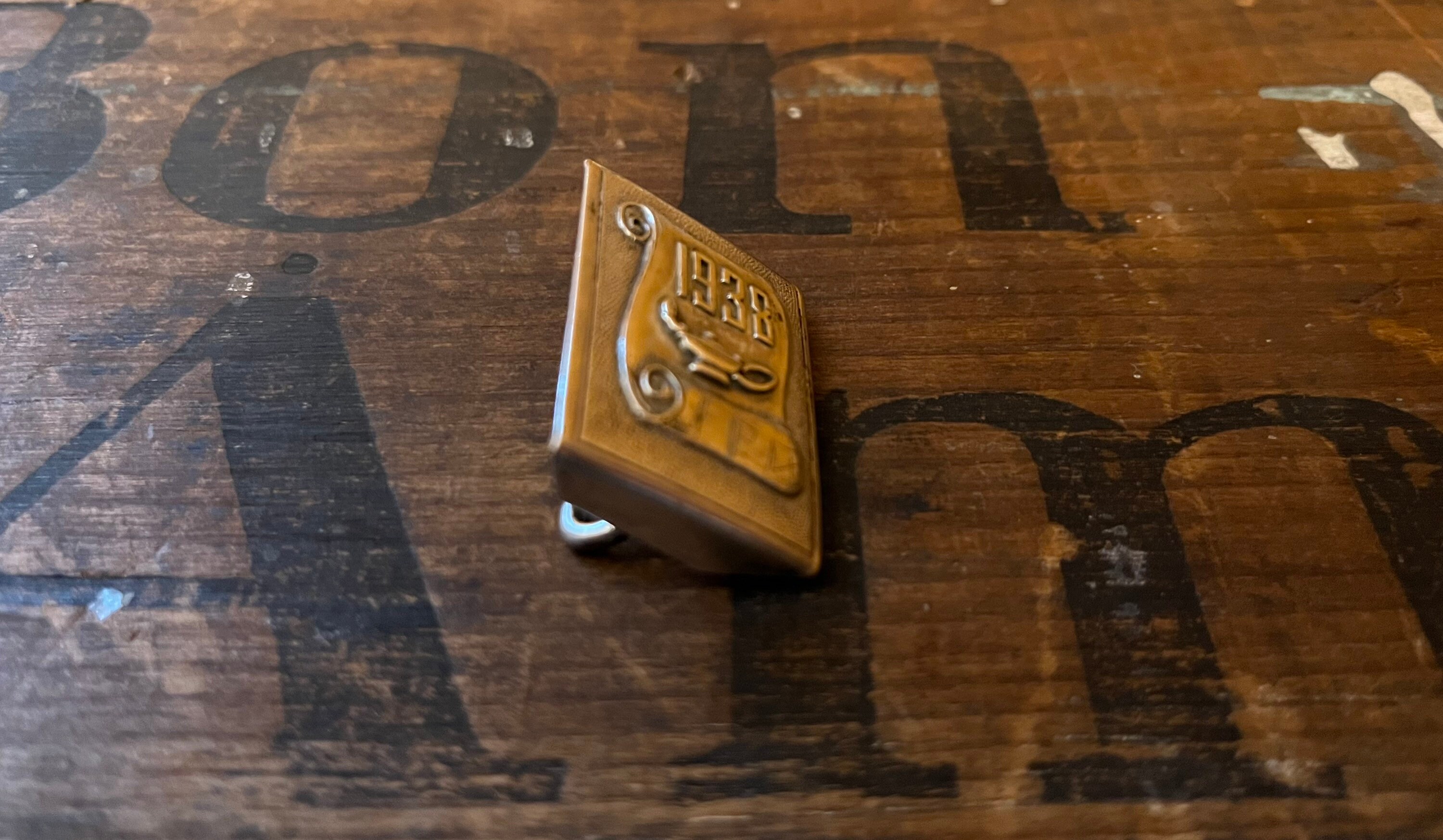 Vintage 1938 Hickok Belt Buckle Sterling Plate - Etsy